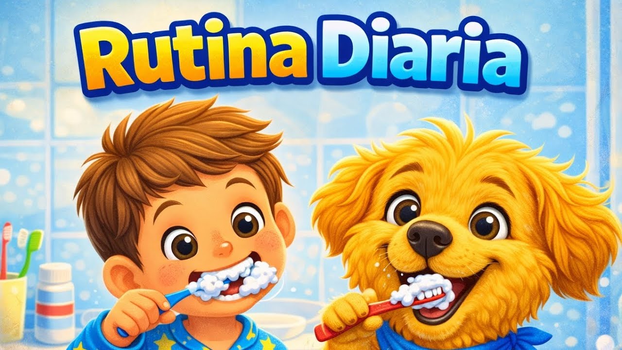 Mi rutina diaria 🦷👟🍎 | Canción infantil para regresar a clases con ...