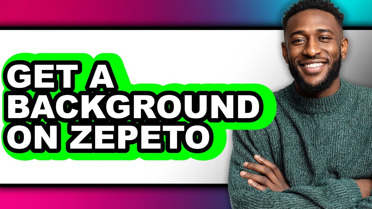 How to Get a Background on Zepeto - Step by Step - YouTube
