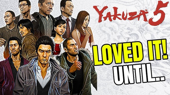 Yakuza 5 Cover