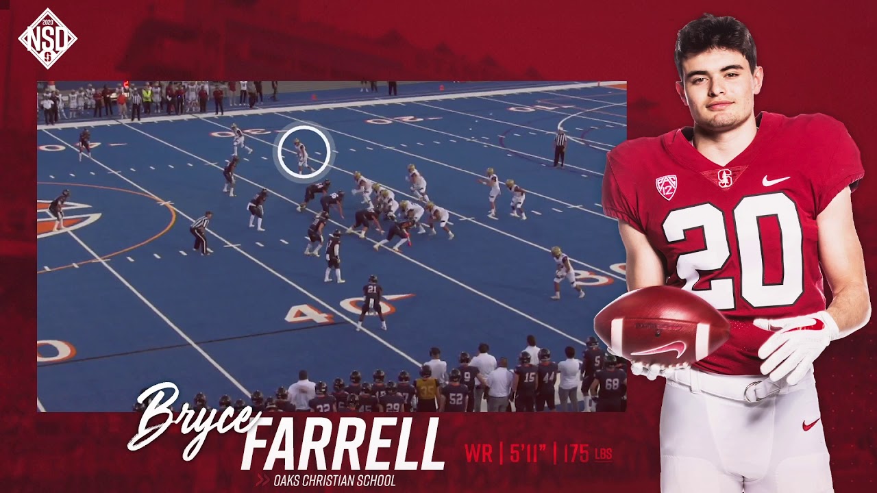 Stanford Football: Bryce Farrell | #CardClass20 - YouTube
