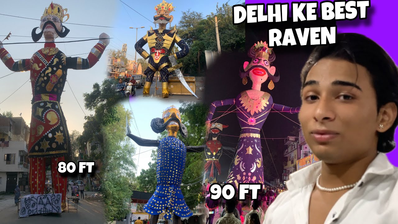Delhi ke sabse bade ravan 🔥 biggest ravan in Raghubir Nagar #ravan ...