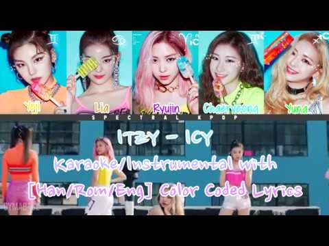 🎵 ITZY (있지) - ICY Karaoke/Instrumental with Lyrics and Choreography | Spectral KPOP