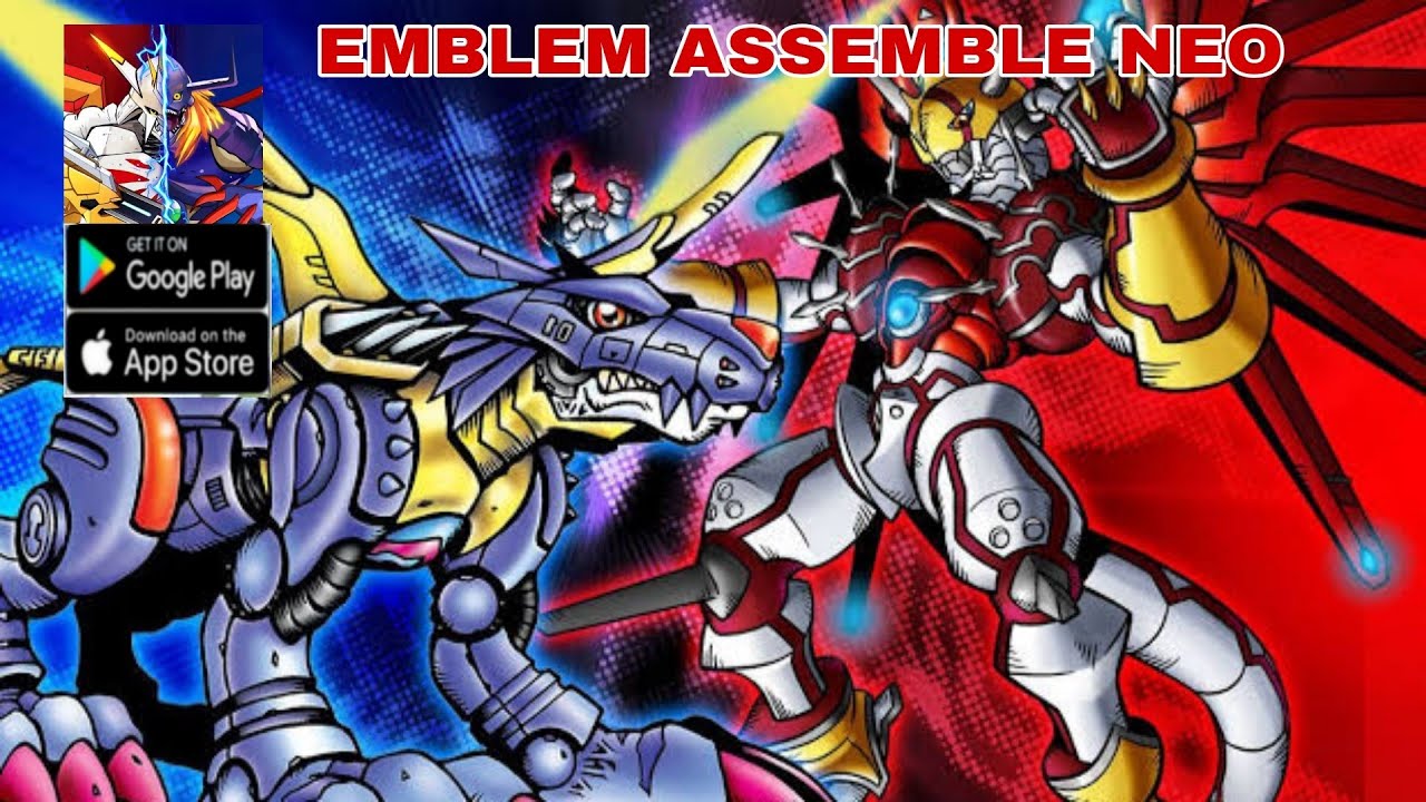Emblem Assemble: Neo Gameplay - Digimon RPG Game iOS Android - YouTube