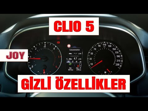 Clio 5 Gizli Özellikler Joy için şimdilik tam liste