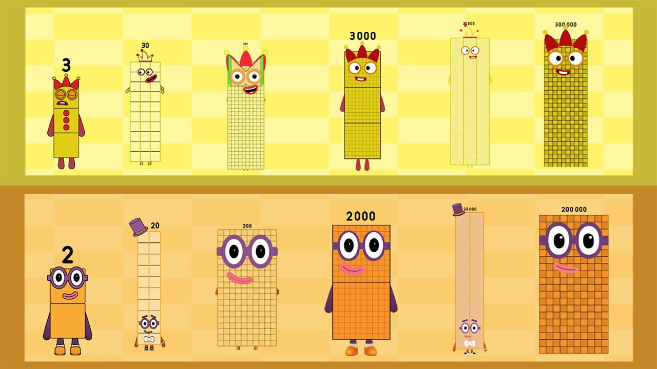 The Ultimate Battle Numberblocks Band Re-take Twos Vs Threes up to ...
