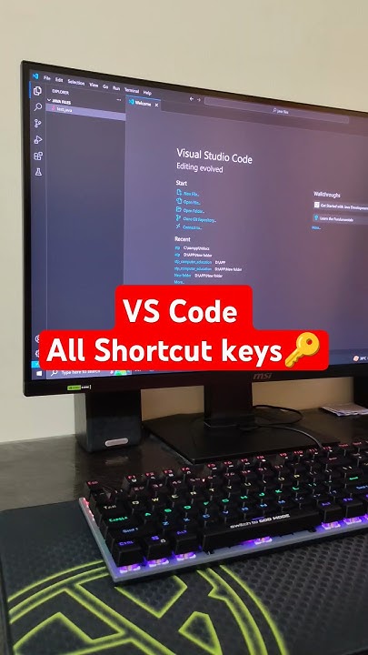 Vs Code Shortcut Keys Coding Laptop Coder Viral Reels Shorts Youtube