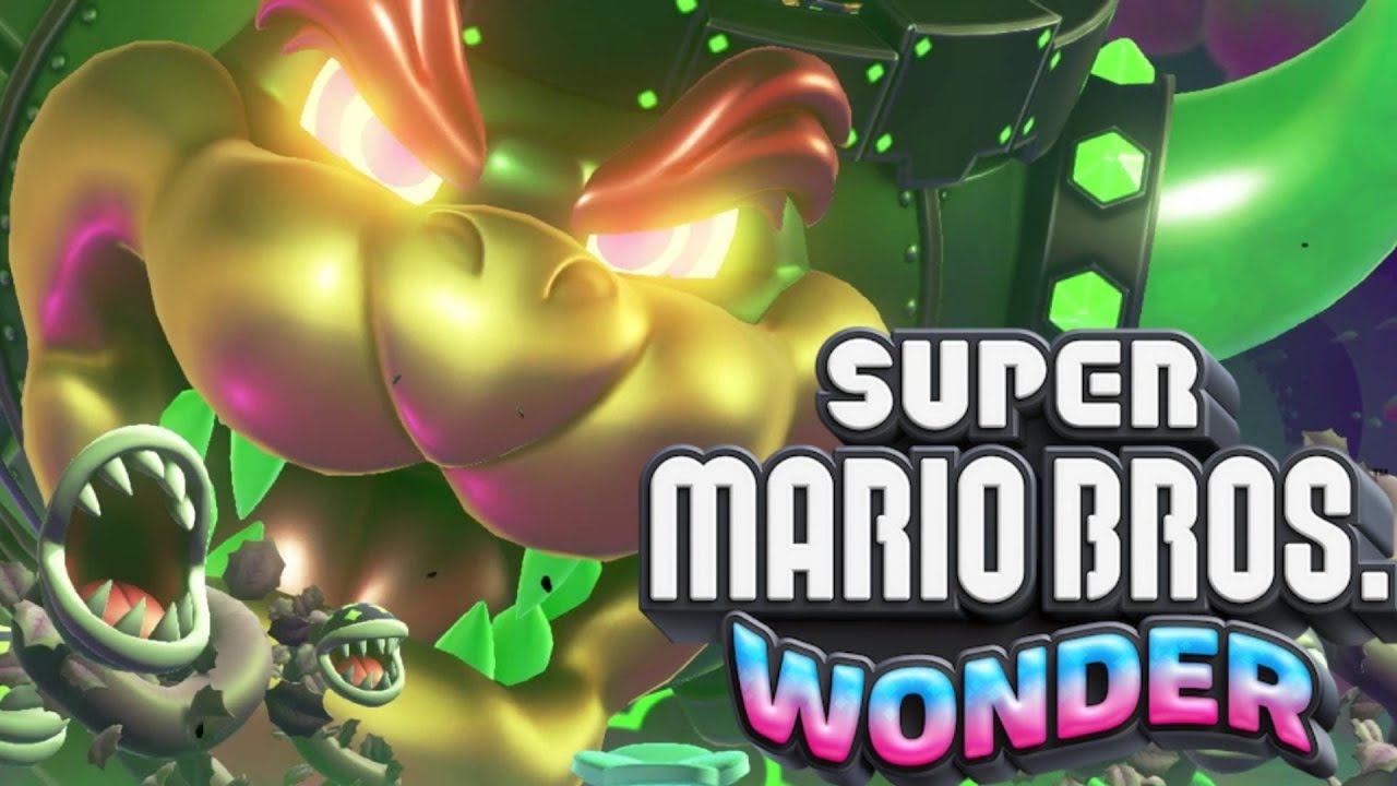 Super Mario Bros. Wonder - Gameplay Walkthrough Part 7 - Bowser Boss ...