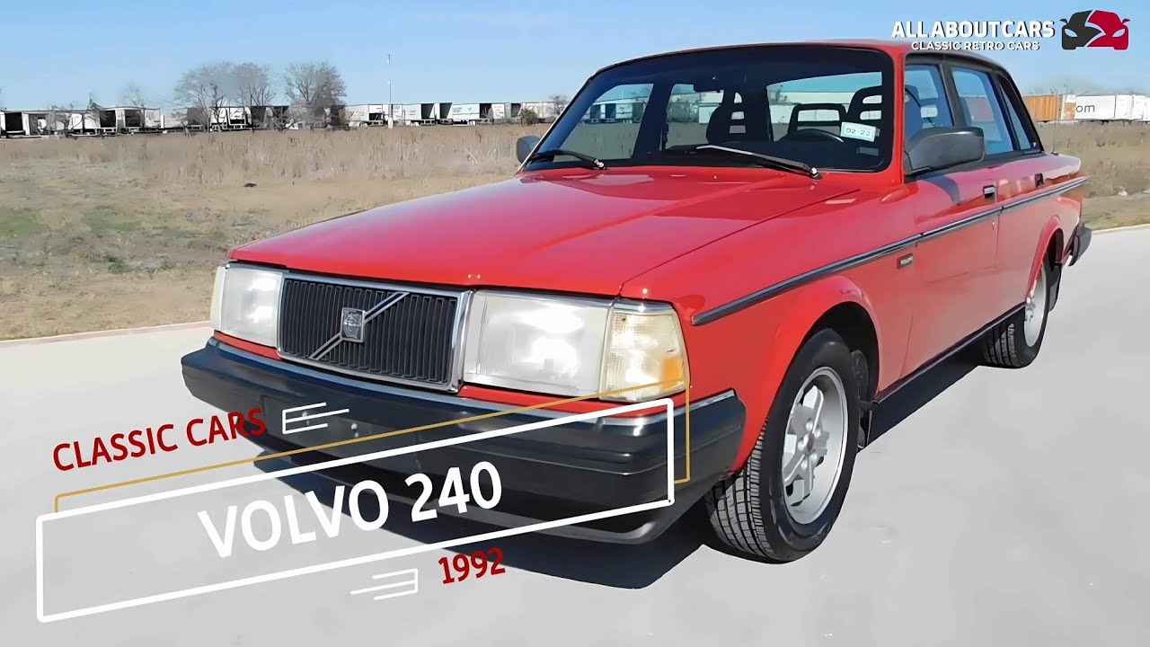 1992 Volvo 240 Red