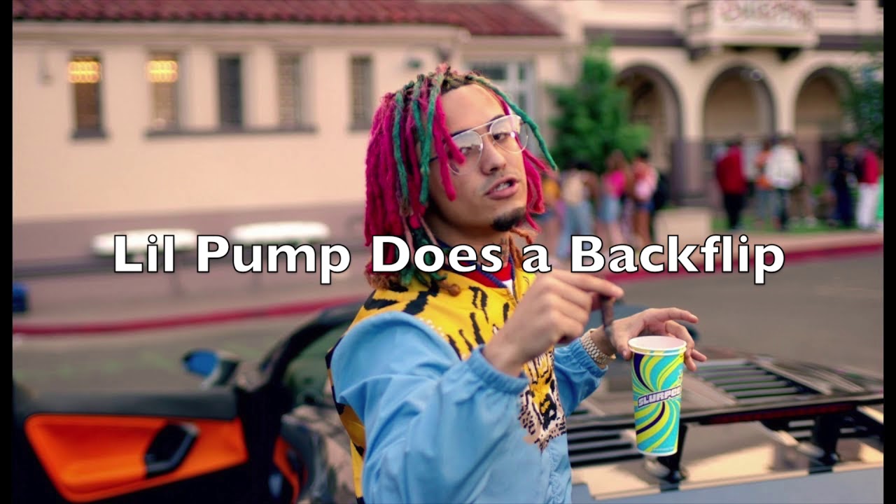 Lil Pump Does a Backflip - YouTube