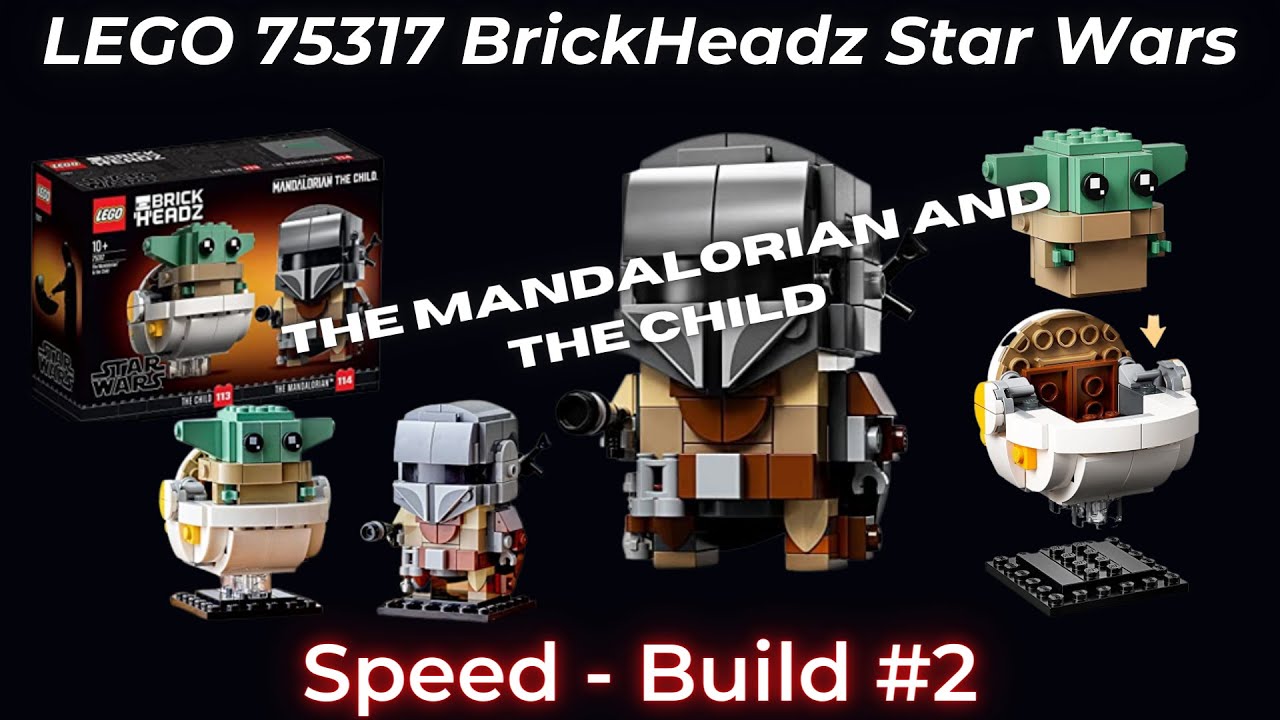 LEGO 75317 BrickHeadz Star Wars - The Mandalorian and the Child #2 ...