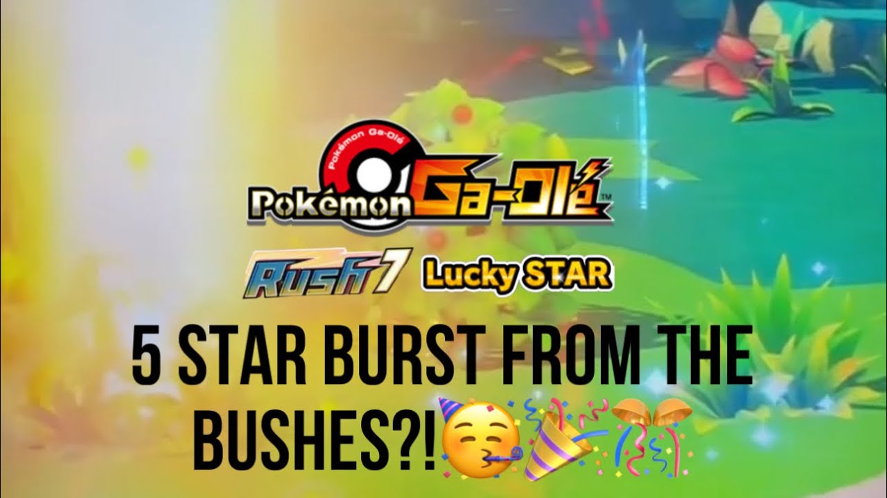 *OUR 14TH FIVE STAR BURST PUT FROM THE BUSHES?!* Pokemon gaole rush ...