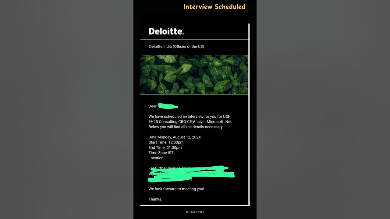 Deloitte Interview Experience| 2024| .Net Analyst | #shorts #deloitte # ...