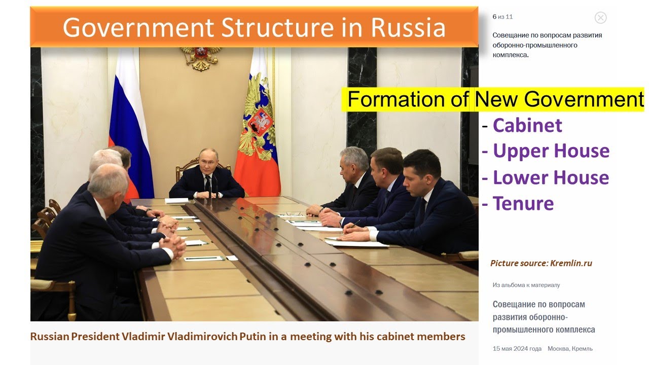 Russian Government Structure & Mr. Putin's New Cabinet - YouTube