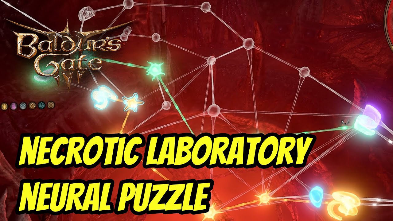 Baldur's Gate 3 | How to Solve the Necrotic Laboratory Neural Puzzle - YouTube