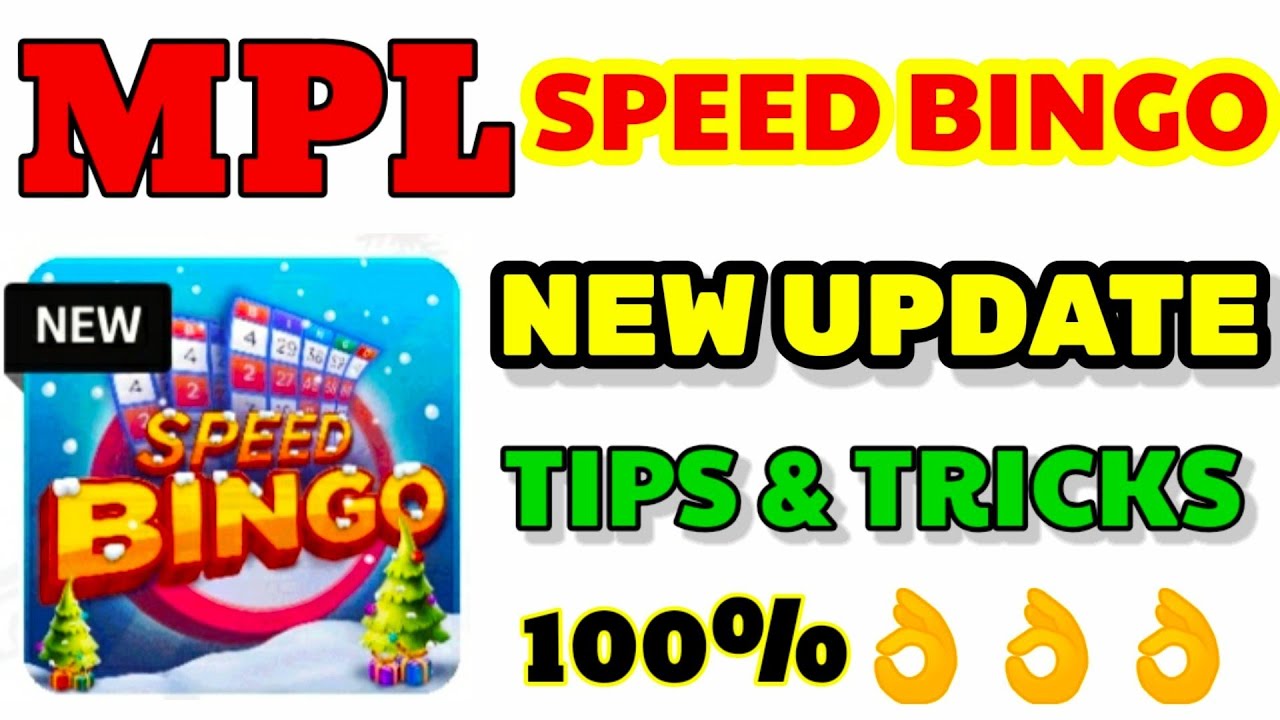 Mpl New Update :- Speed Bingo | speed bingo game यह ट्रिक कोई नहीं ...