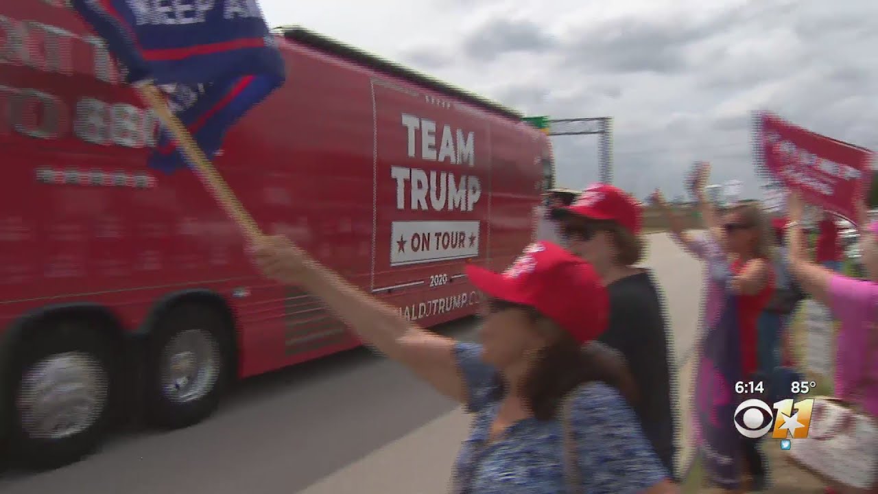 Trump Campaign Advisors Visit Bedford On 2-Day Bus Tour - YouTube