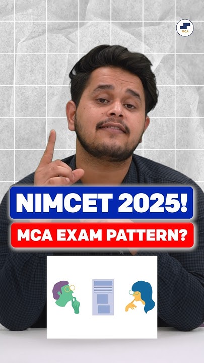 💥NIMCET 2025: MCA Exam Pattern? NIMCET MCA Exam Date Is Here!! 🤩#shorts #mca #nimcet #nimcetmca ...