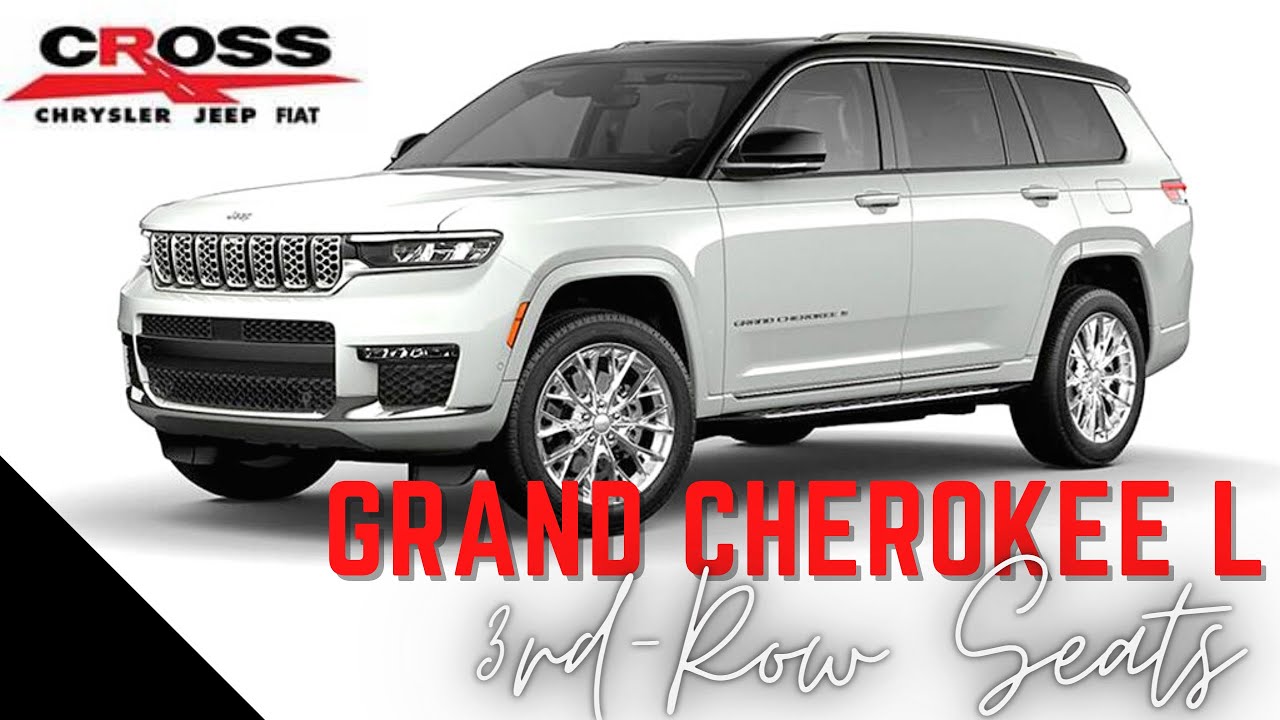 2021 Jeep Grand Cherokee L 2nd row bench Operation How To - YouTube