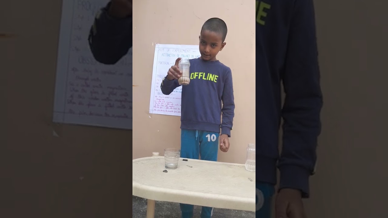 Science Experiment Attraction Of Magnet In Water For Class 3 YouTube Science Experiment Attraction Of Magnet In Water For Class 3 YouTube