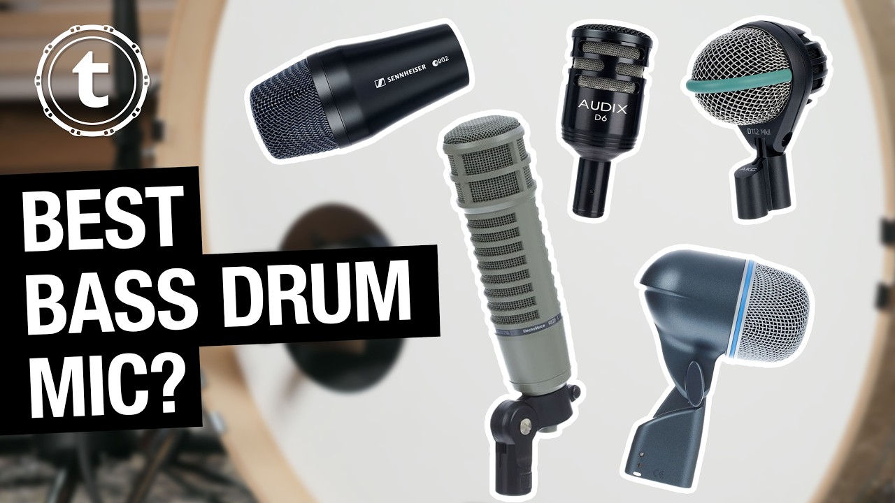 Which Bass Drum Mic is best for you? | Audix D6, Shure Beta 52 and more ...