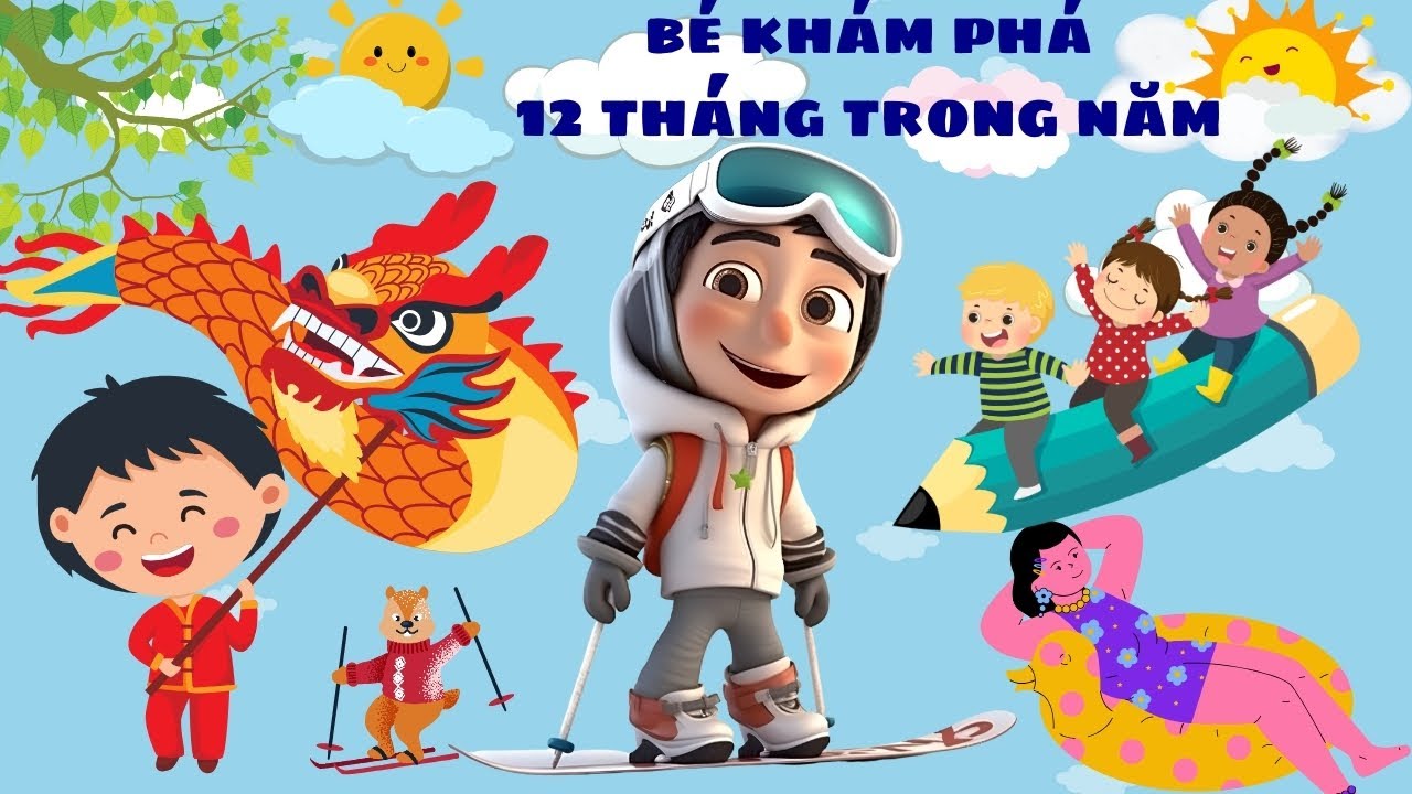 BÉ KHÁM PHÁ 12 THÁNG TRONG MỘT NĂM | HỌC CÙNG RUBY TV - YouTube