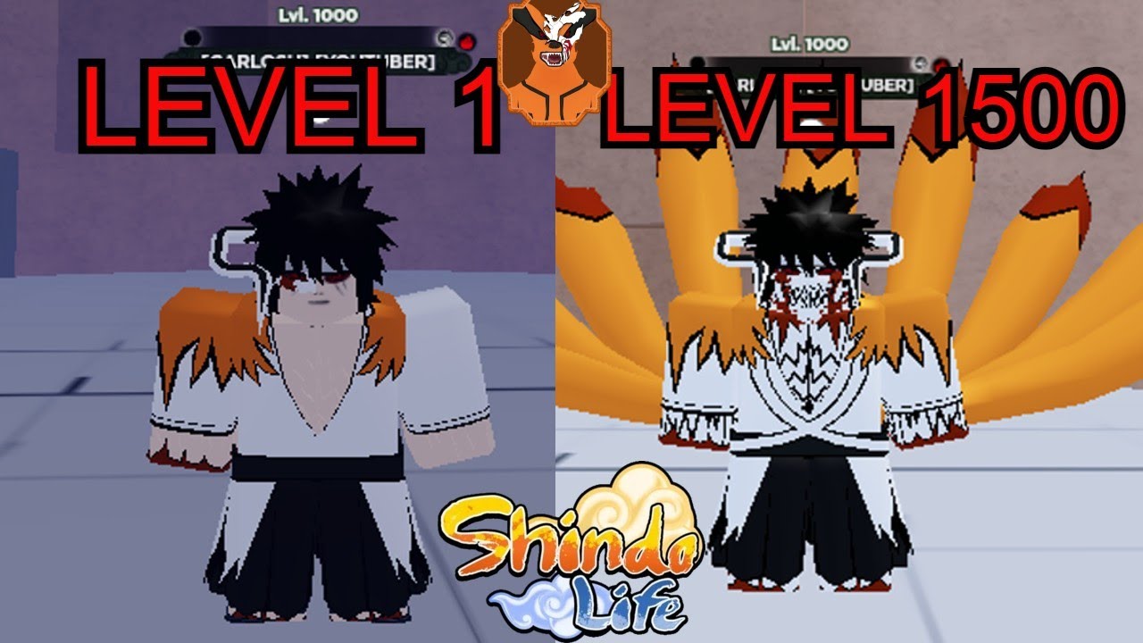UPANDO A KURAMA GEN 3 DO LEVEL 1 AO LEVEL 1500 NO SHINDO LIFE - YouTube