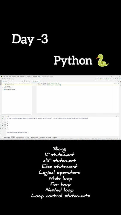 Day -3 Learning python 🐍 #google #python #learning #coding #codelover #aimodel #chatgpt # ...