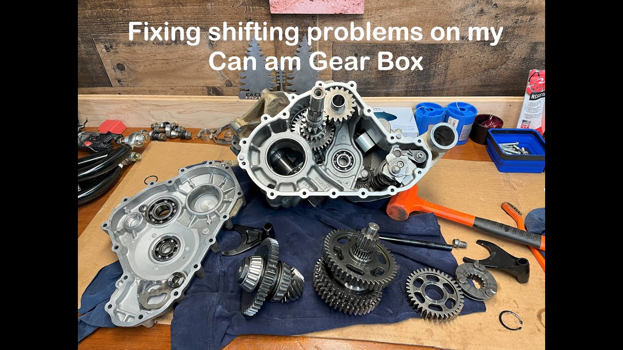 Can am Popping Out of Gear Fix. - YouTube