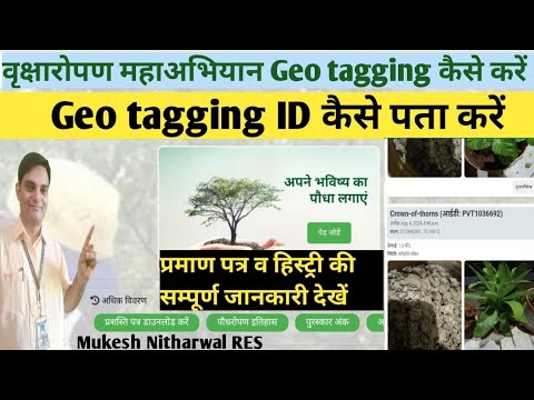 #Tree_geo_tagging,प्रमाण पत्र व ID कैसे पता करें, वृक्षारोपण महाअभियान ...