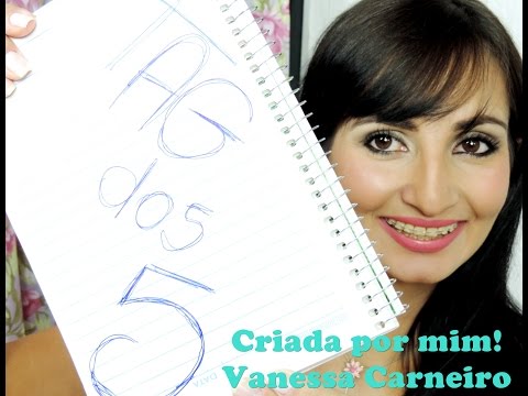 TAG dos 5! Uma tag novinha pra vocês responderem! Por Vanessa Carneiro