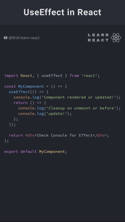 Useeffect In React Coding Reactfrontend Programminglanguage Programming Reactnative React
