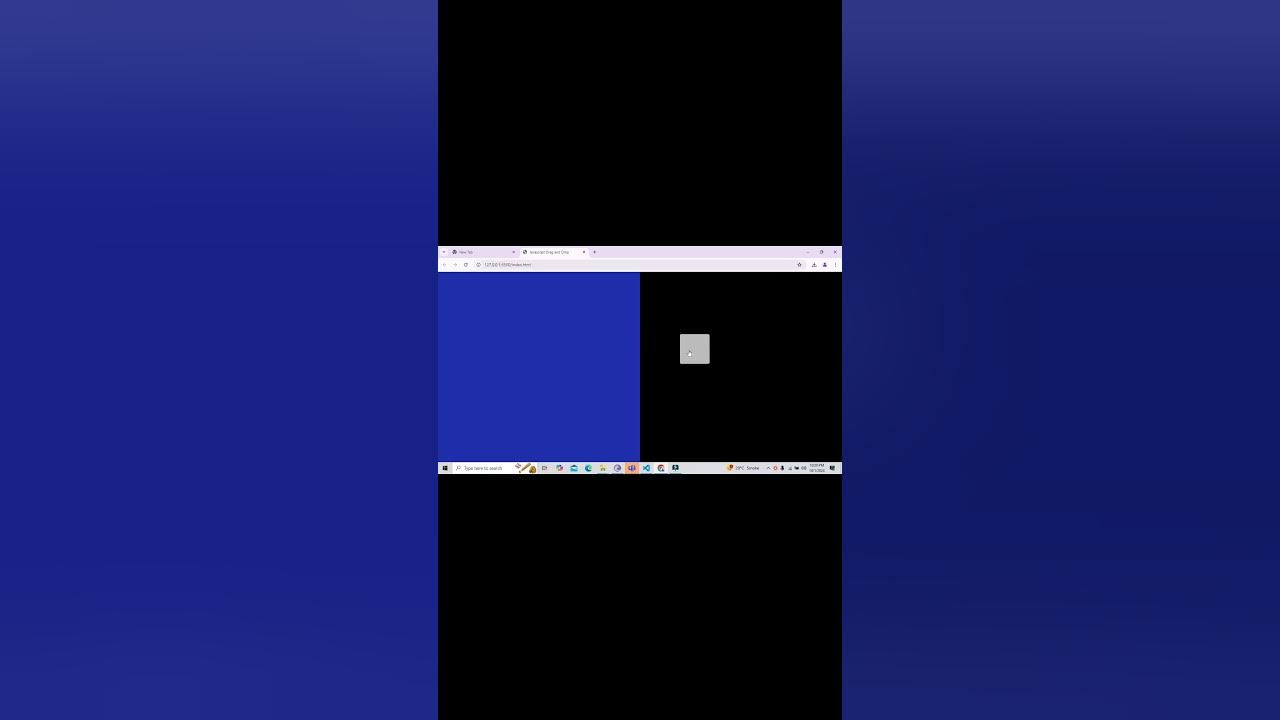 Drag and Drop using Javascript - YouTube