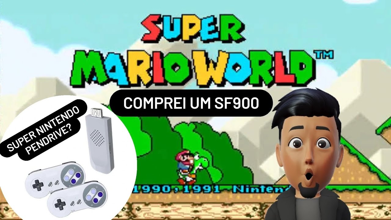 COMPREI UM SF900! Super Nintendo PenDrive? - YouTube