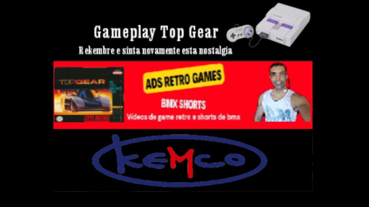 Nostalgia pura Top Gear clássico de games de corrida da era 16 bits # ...