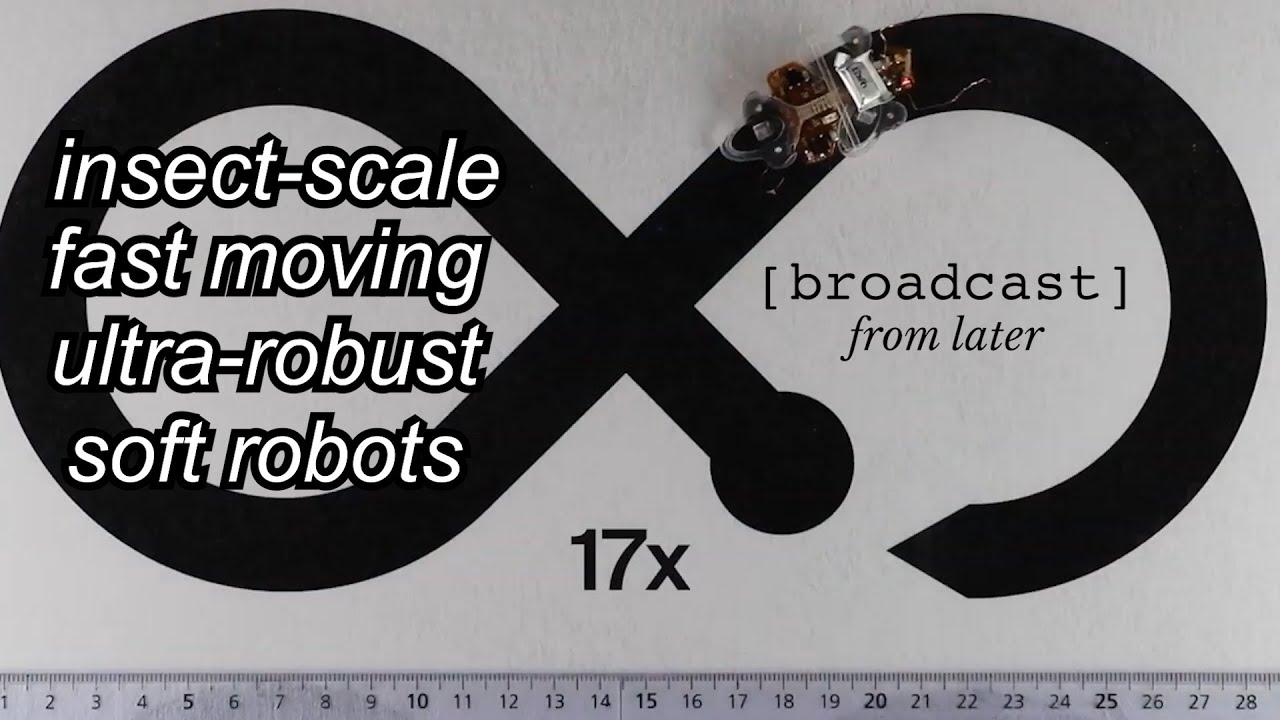 Insect-scale, fast-moving, ultra-robust, soft robots - Broadcast From ...