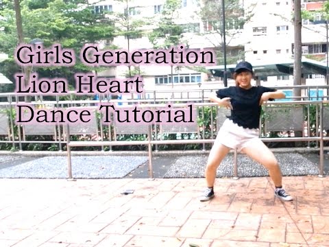 Girls Generation 소녀시대 Lion Heart Dance Tutorial (FULL mirrored)