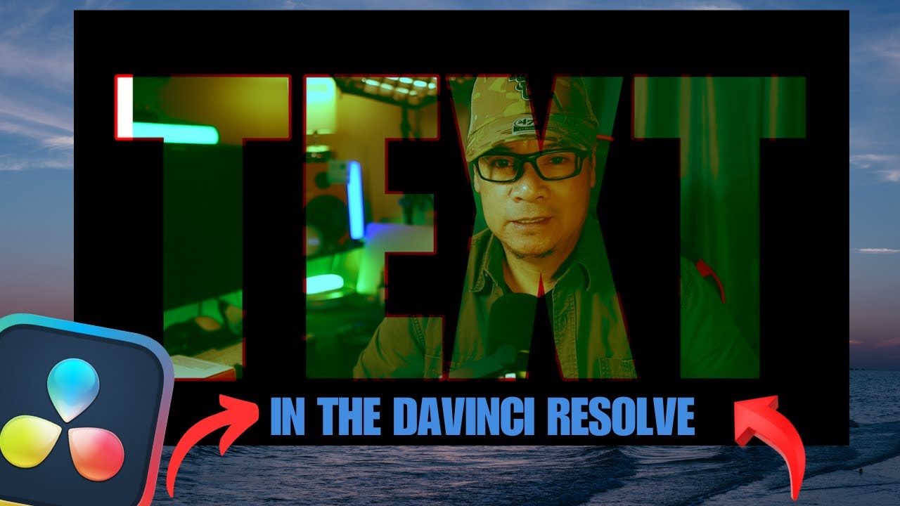 Video Inside Txt In Davinci Resolve - YouTube