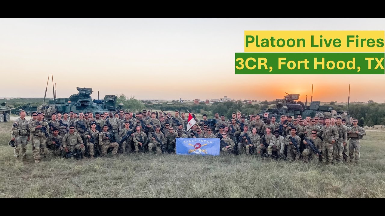 Infantry Platoon Live Fire Exercise Fort Hood, Texas - YouTube