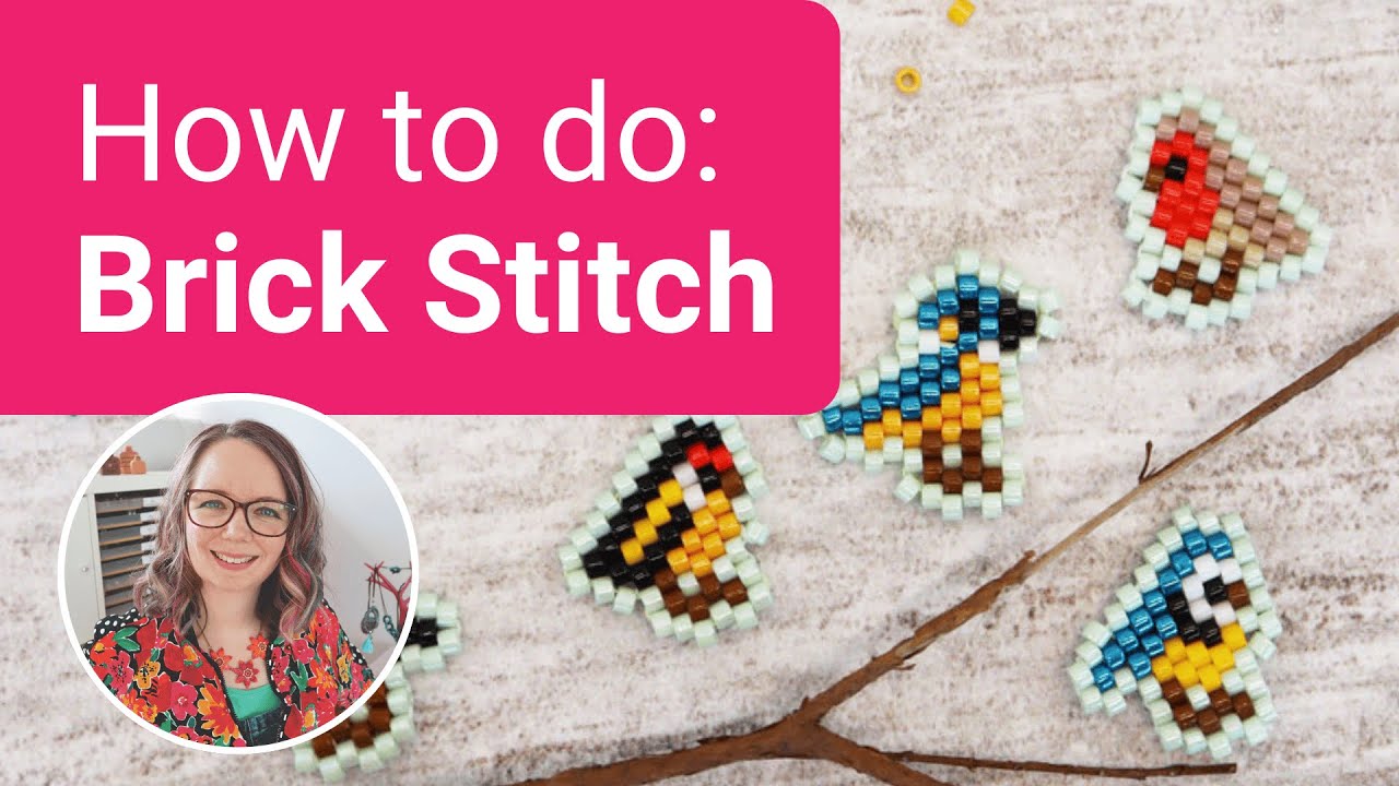 Brick Stitch: The Secret to Perfect Beaded Charms! - YouTube