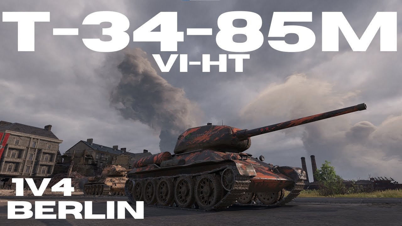 World of Tanks Replays - T-34-85M - 4.5k damage in tier 6 - 10 kills ...