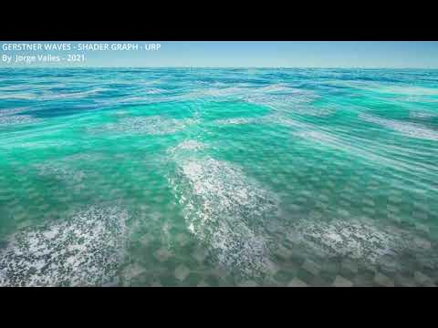 GERSTNER WAVES - SHADER GRAPH - URP - YouTube