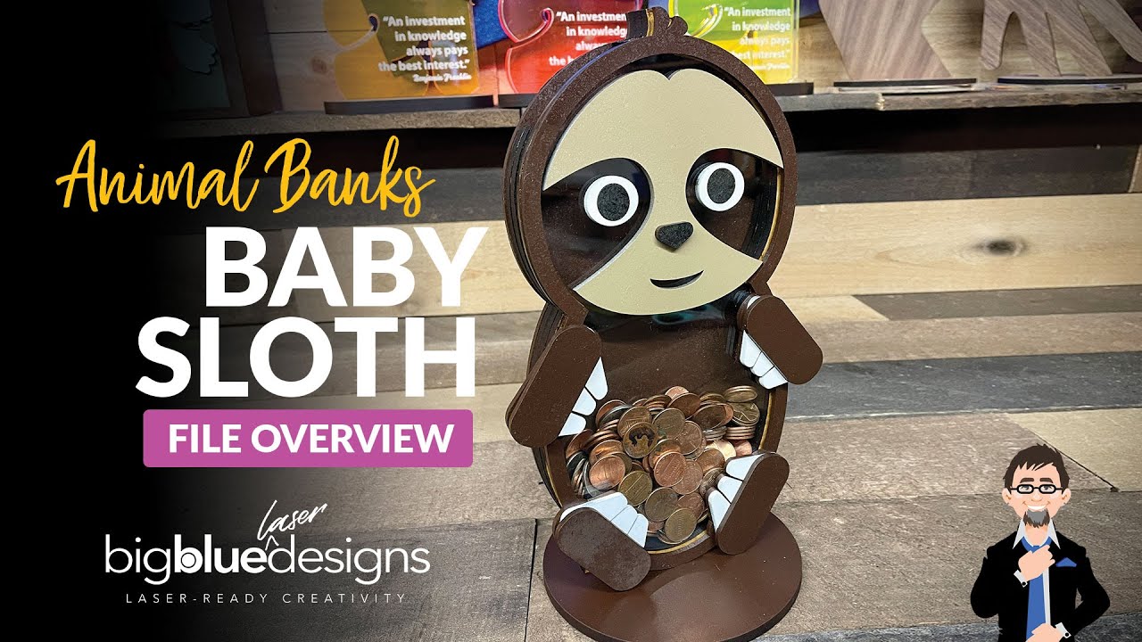 Project File Overview: Baby Sloth Bank - YouTube