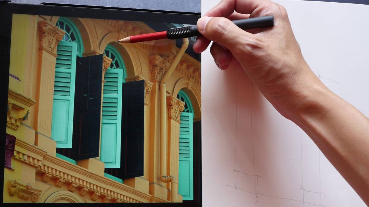 How I Draw Windows from Observation (tutorial) - YouTube