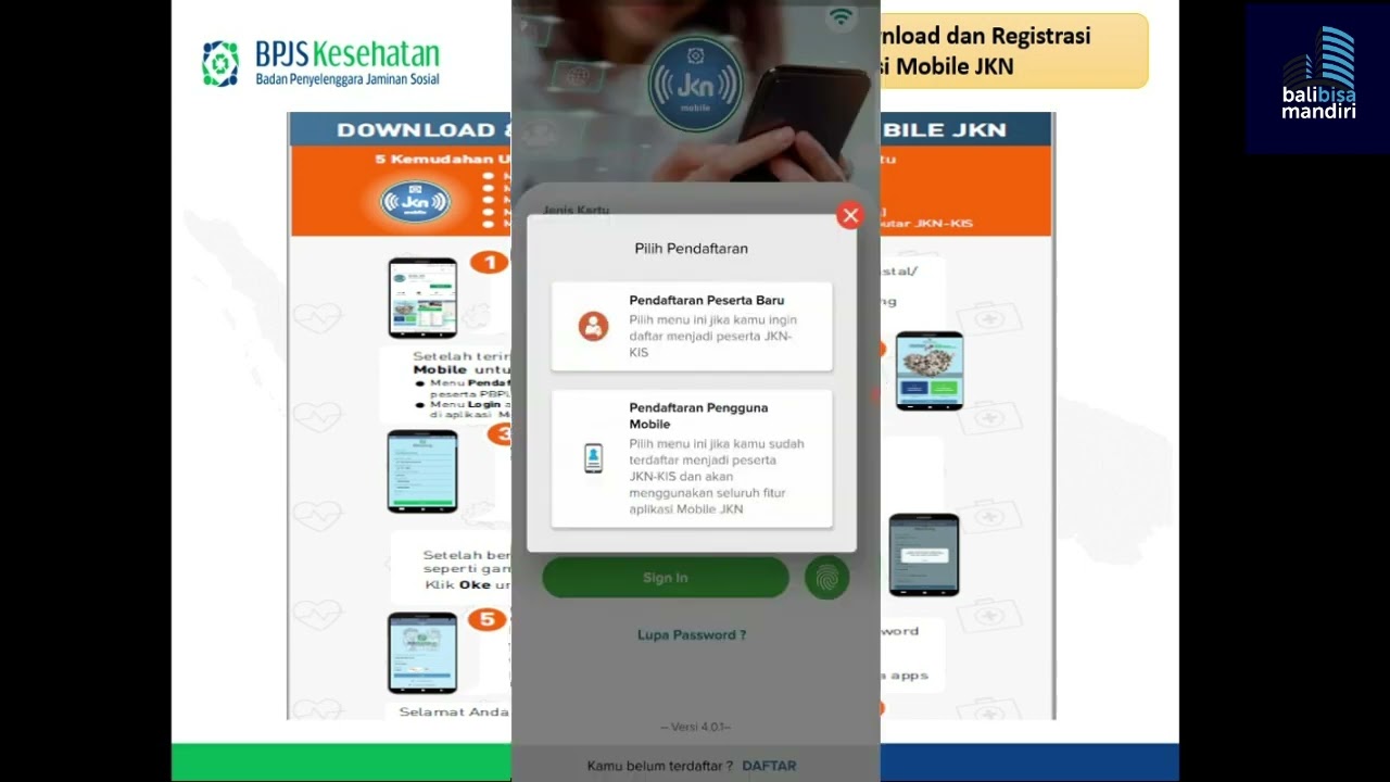 Tutorial Pendaftaran Mobile JKN - YouTube