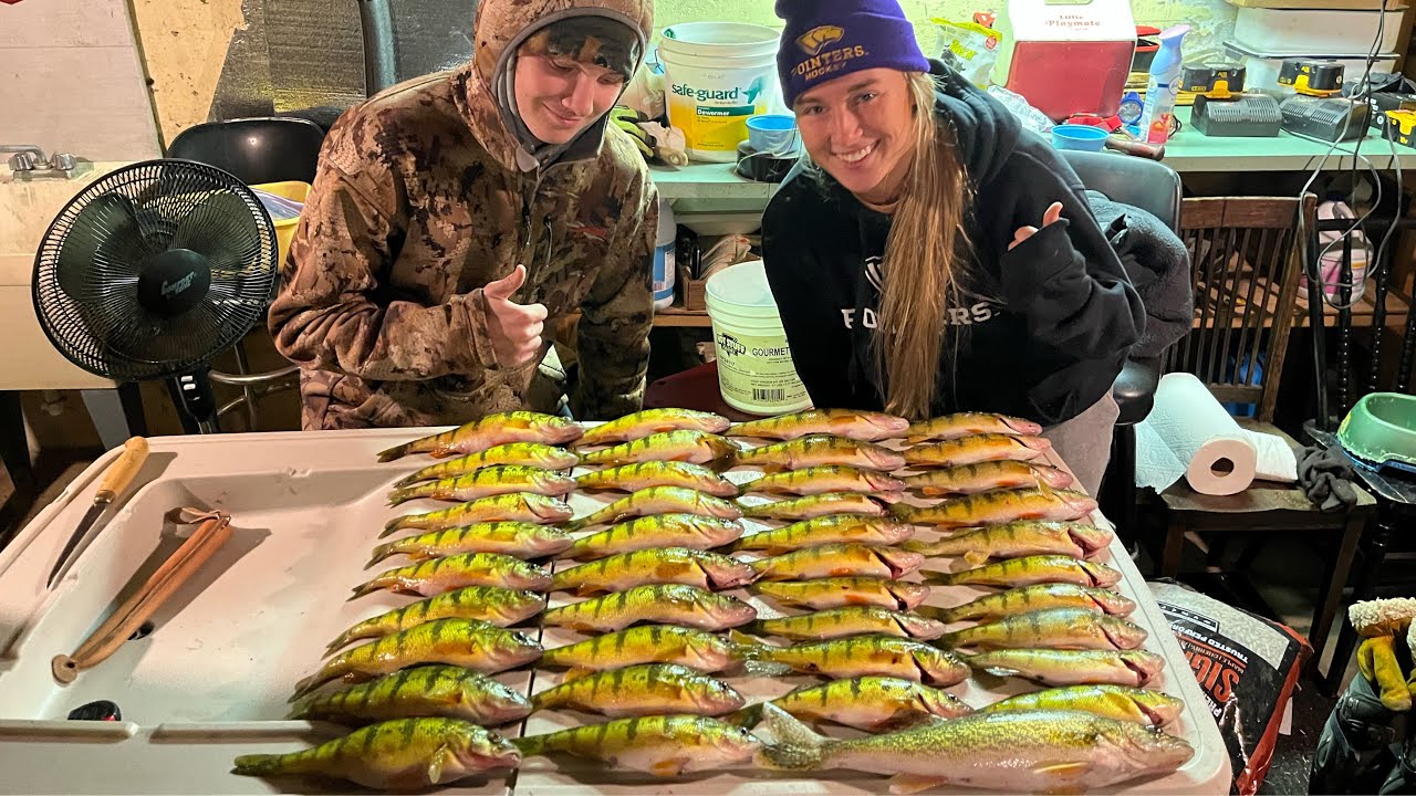 Northern Minnesota Ice Fishing For Perch ( Part 1 ) - YouTube