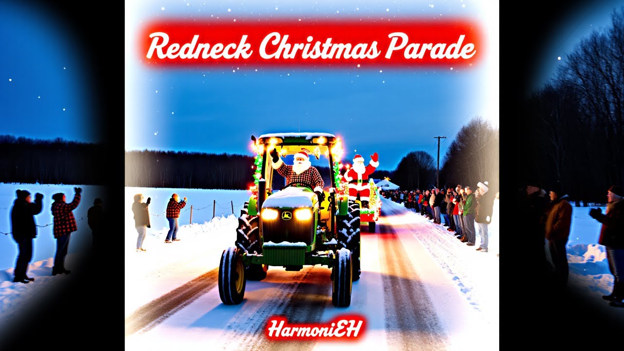 Redneck Christmas Parade 🎄🚜 | HarmoniEH (Rockabilly Country Christmas ...