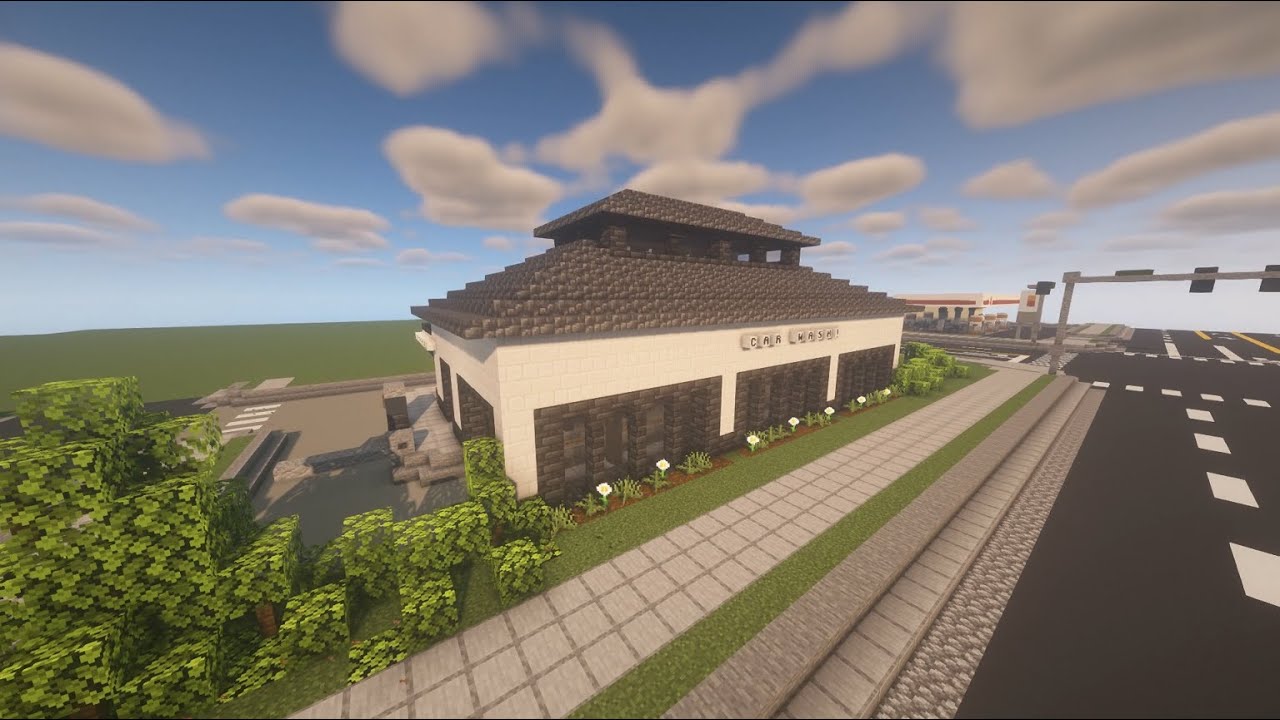 Minecraft Timelapse | Car Wash - YouTube