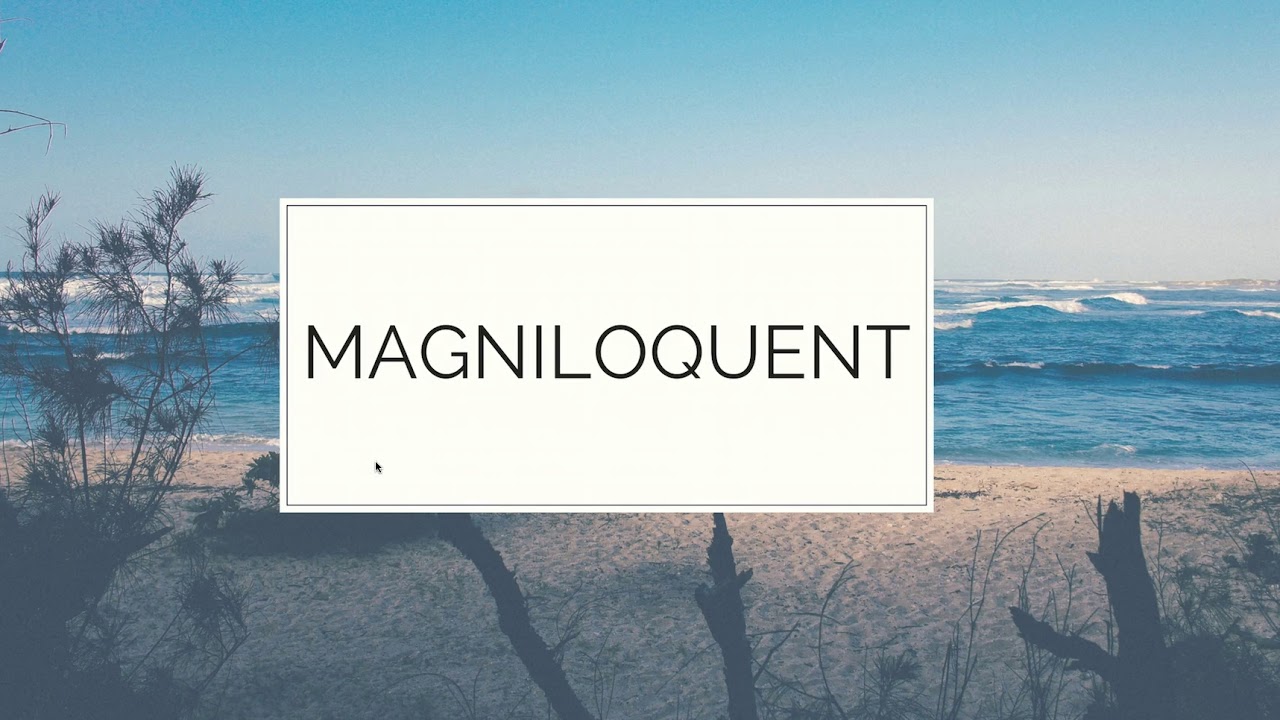 Meaning of Magniloquent | English Vocabulary Builder - YouTube