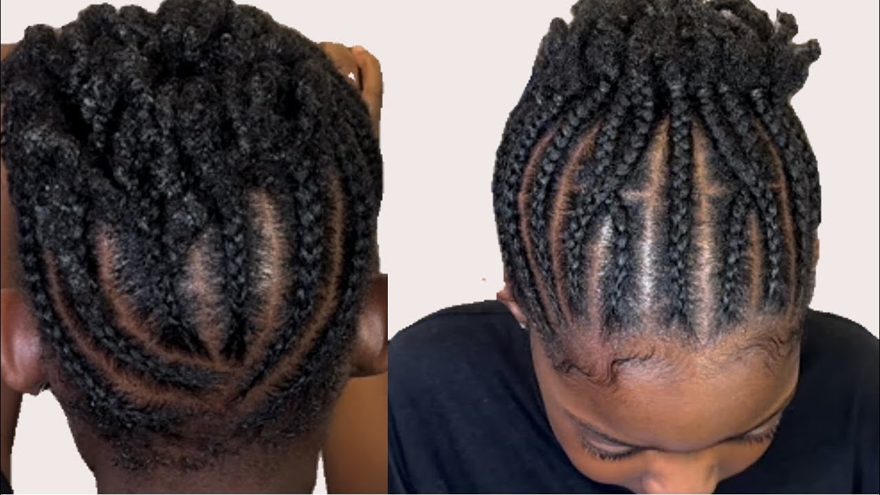 Simple Cornrows Magic: Short Hair Edition! 🌟 Kids & Girls Hairstyle ...