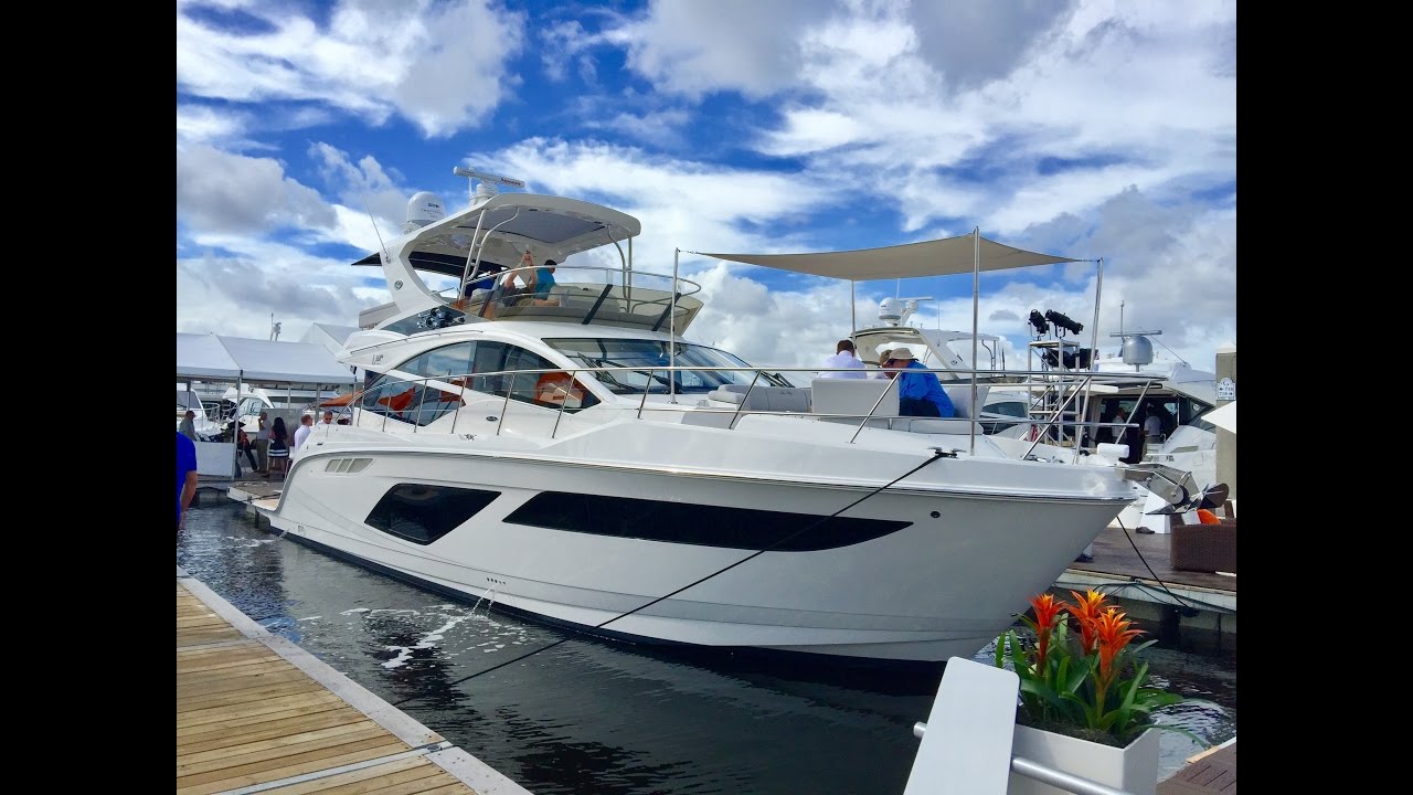 The NEW 2017 Sea Ray L-550 Fly at FLIBS - FOR SALE near Chicago by B&E ...